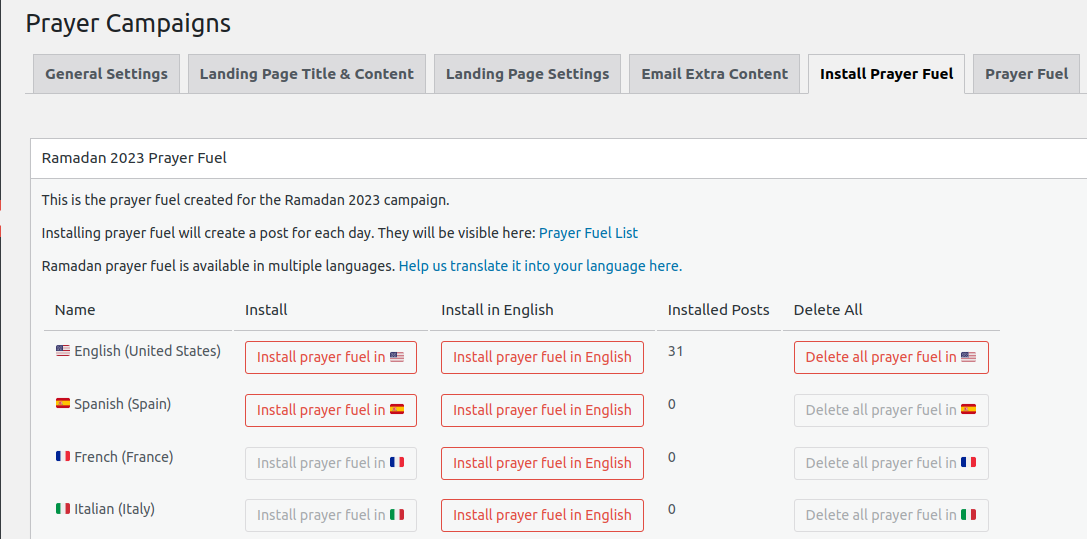 Install Ramadan Prayer Fuel – Prayer.Tools